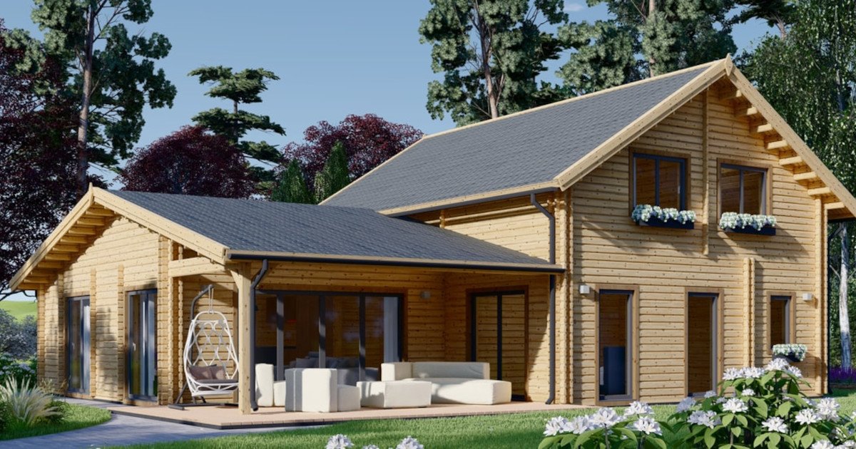 Traditioneel houten huis: kwalitatief zelf-bouwpakket bij Pineca.nl